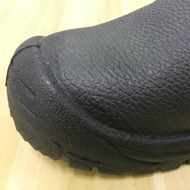 Middle Cut Black Emboss Leather Steel Toe Safety Shoes - JWBJ001 - JWB ...