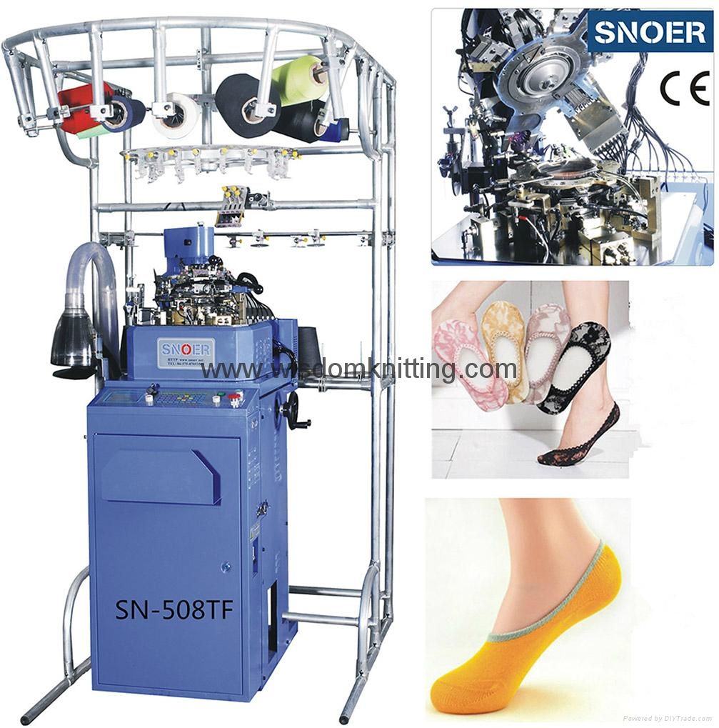 full computerized plain socks knitting machine - WSD-6FP - wisdom ...