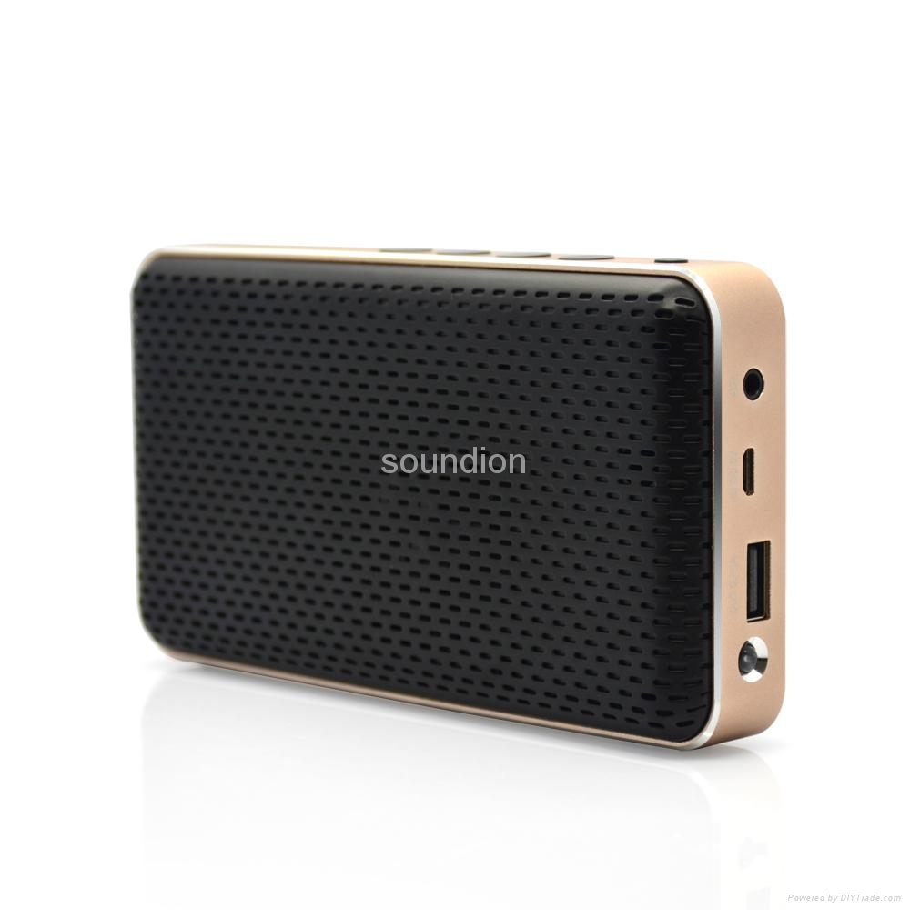 portable powerbank bluetooth speakers with Aluminum alloy housing - d7 ...