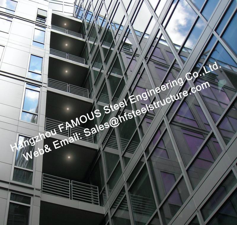 Pre-glazed Double Skin Unitized Glass Facade Curtain Wall - FAMOUS ...