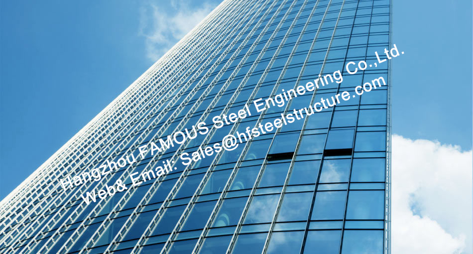 Pre-glazed Double Skin Unitized Glass Facade Curtain Wall - FAMOUS ...