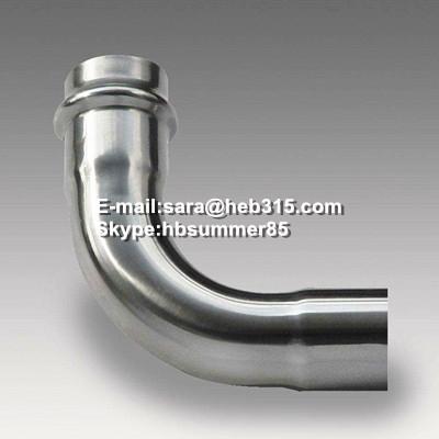 SUS 304 stainless steel press-fit fititngs elbow manufacturer ...