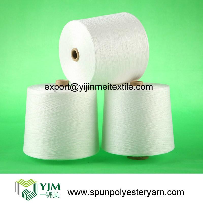 100% Polyester Spun Yarn On Paper Cone - 40s/2 - YJM (China ...