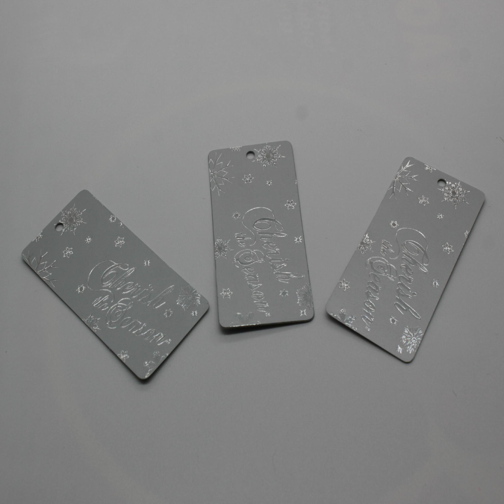 Hot Stamping Gold/Silver Business Card Embossed Foil Card with Low ...