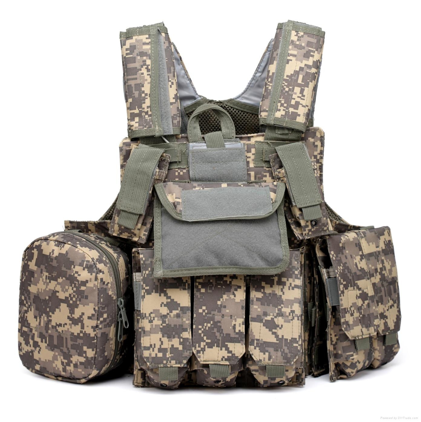 OEM the Mil-Falcon ghost tactical combat vest adjustable size durable ...