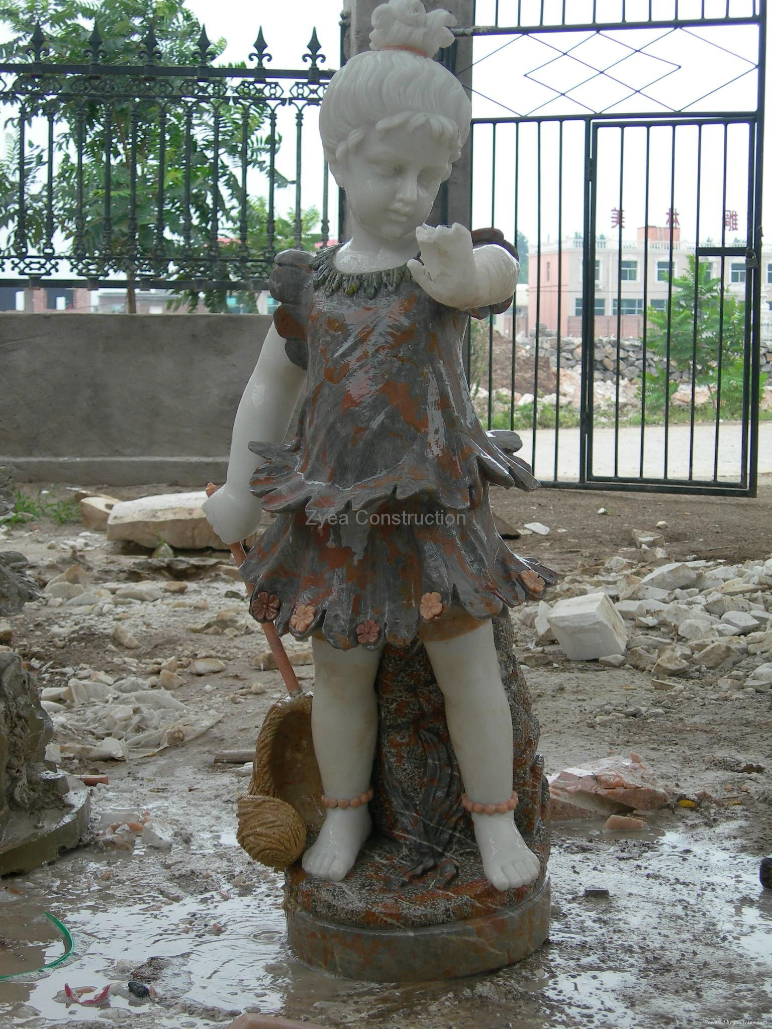 Multi-colour baby marble sculpture (China Manufacturer) - Marble ...