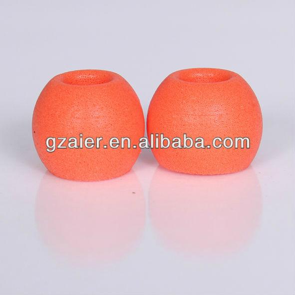 Pressure reduction ball shape slow rebound memory foam earplugs - AR ...