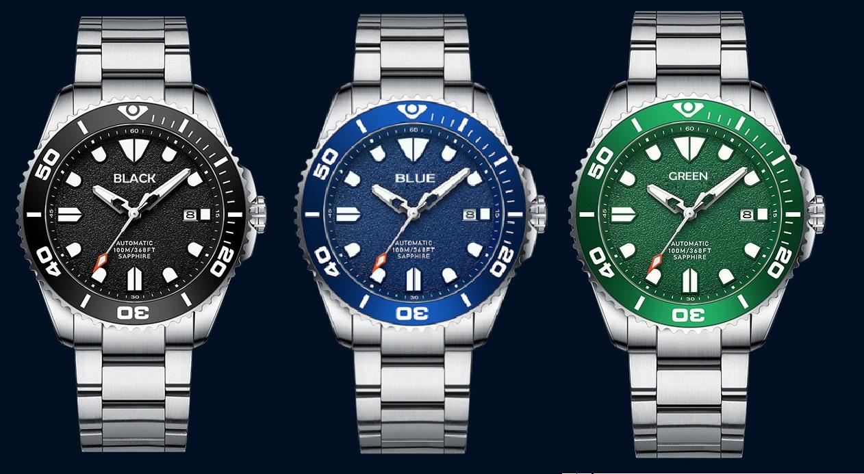 New Design Stainless Steel Mechanical Watch SMT-6500 - Hong Kong