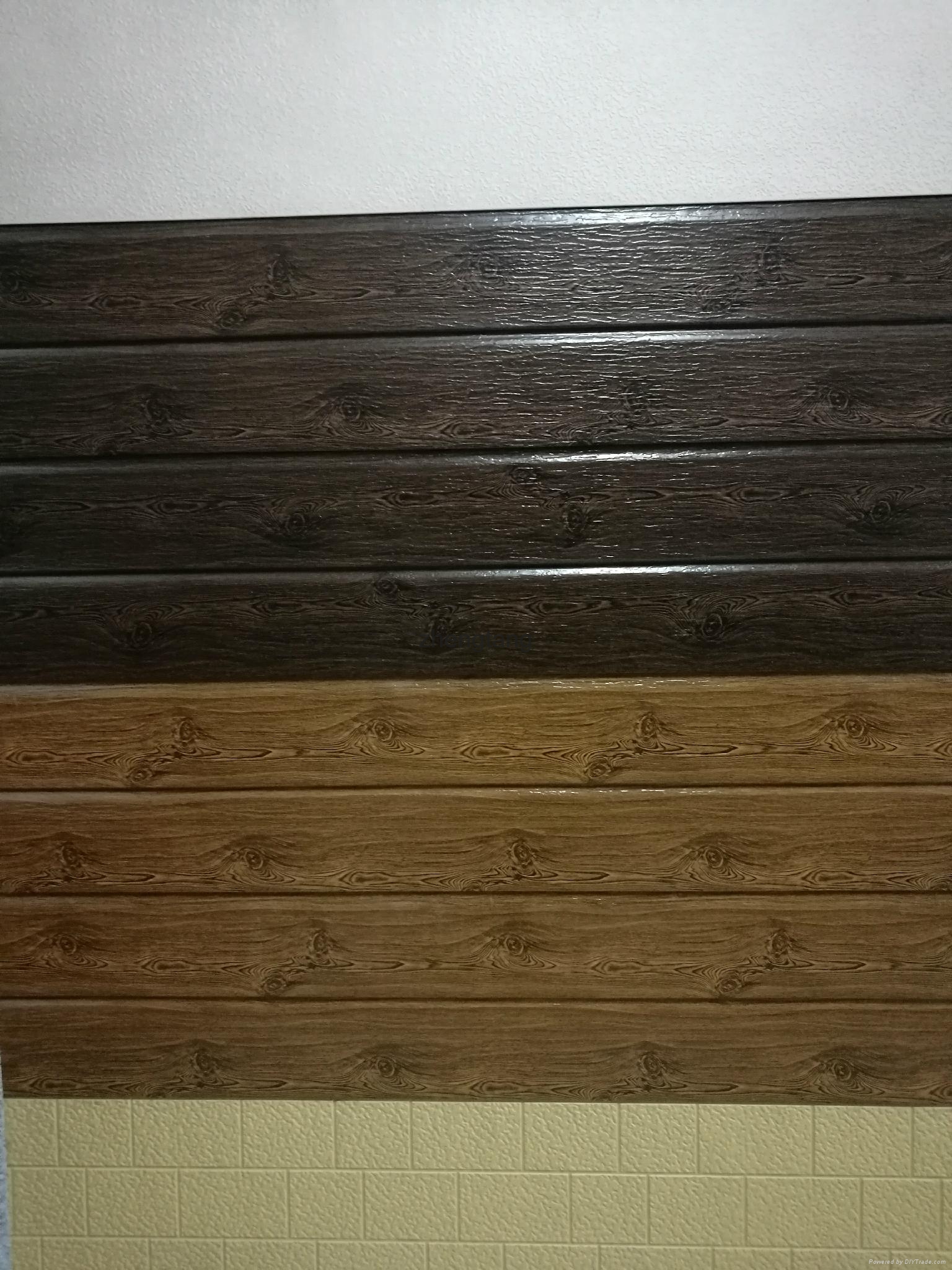 16mm PU Foam Insulation Embossed Metal Decorative Sandwich Wall Panels ...