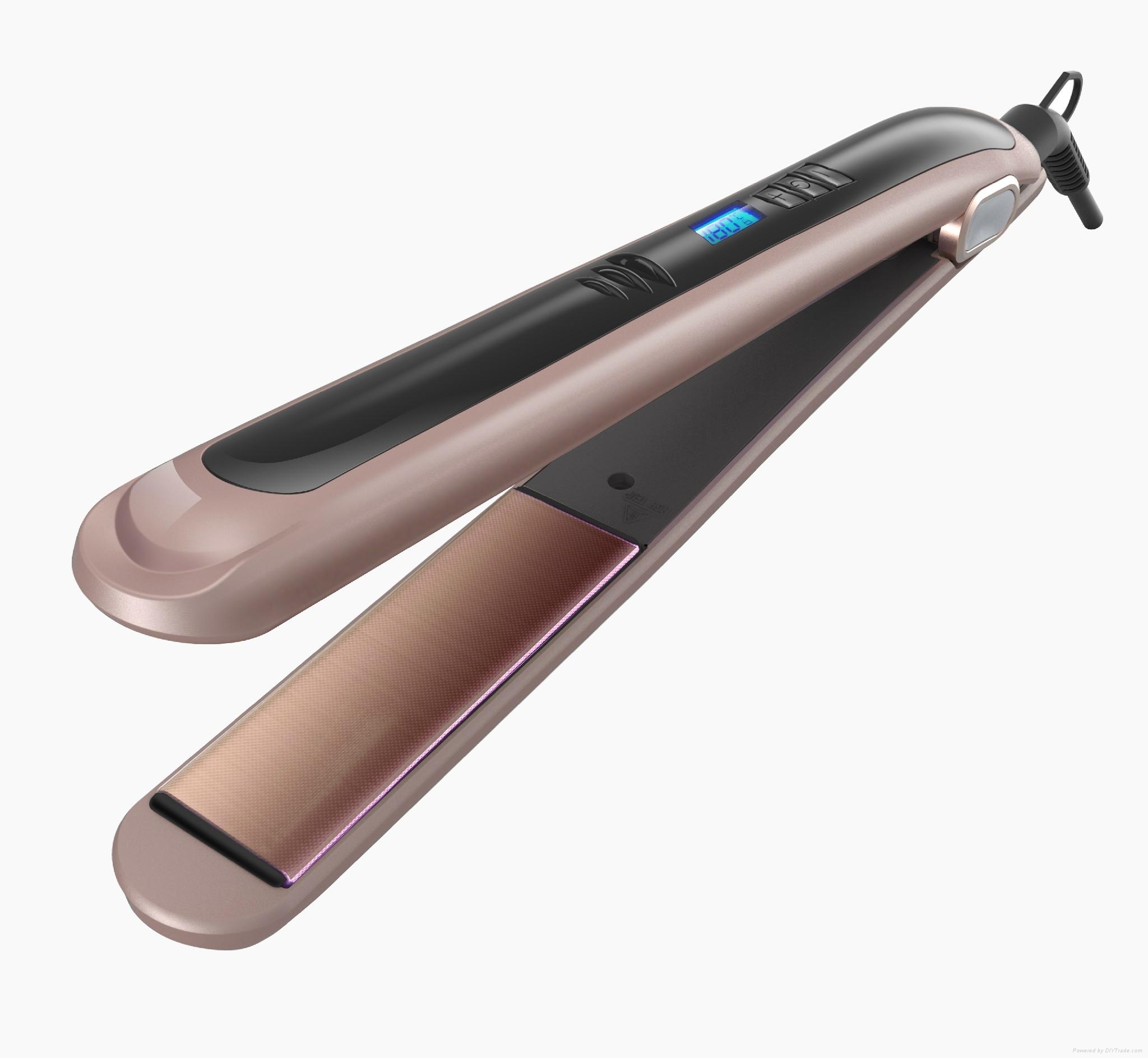 High quality hair beauty salon hair straightner with LCD display - YX ...
