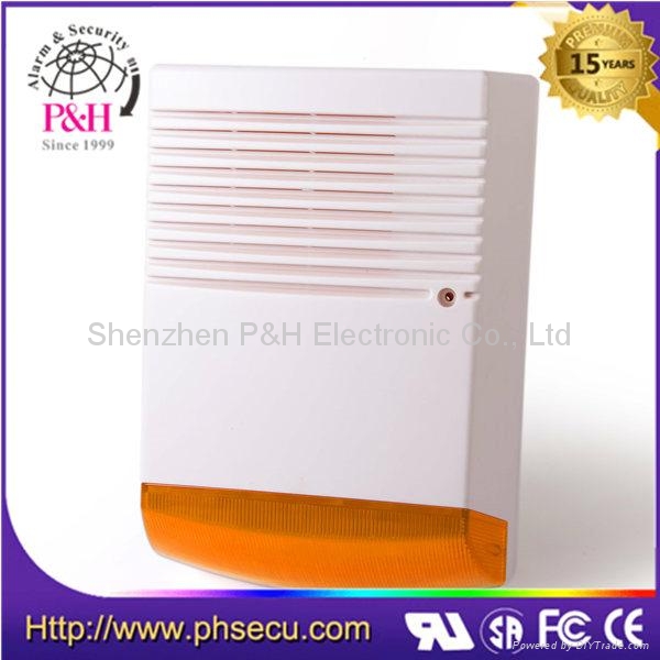 Outdoor Battery Backup Siren with Flash - 303 - PH (China Manufacturer ...