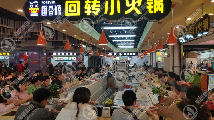 beautiful rotary hot pot conveyor belt - Qingdao Haiyukechuang (China ...