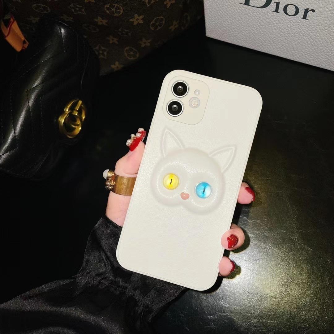 New 3D cat phone case for iphone 12 pro max xs max xr 11 pro max 8 ...