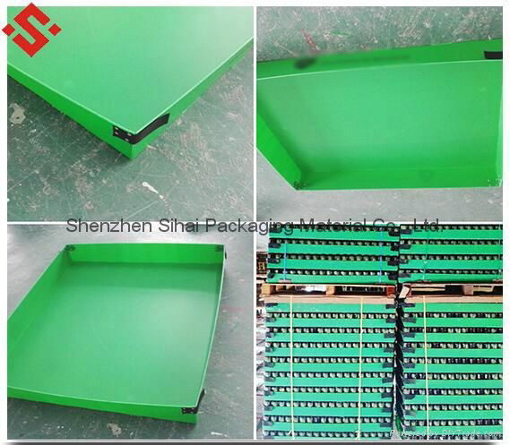 1200x 1400mm PP Corrugated Plastic Edge Sealing Glass bottle layer pad ...