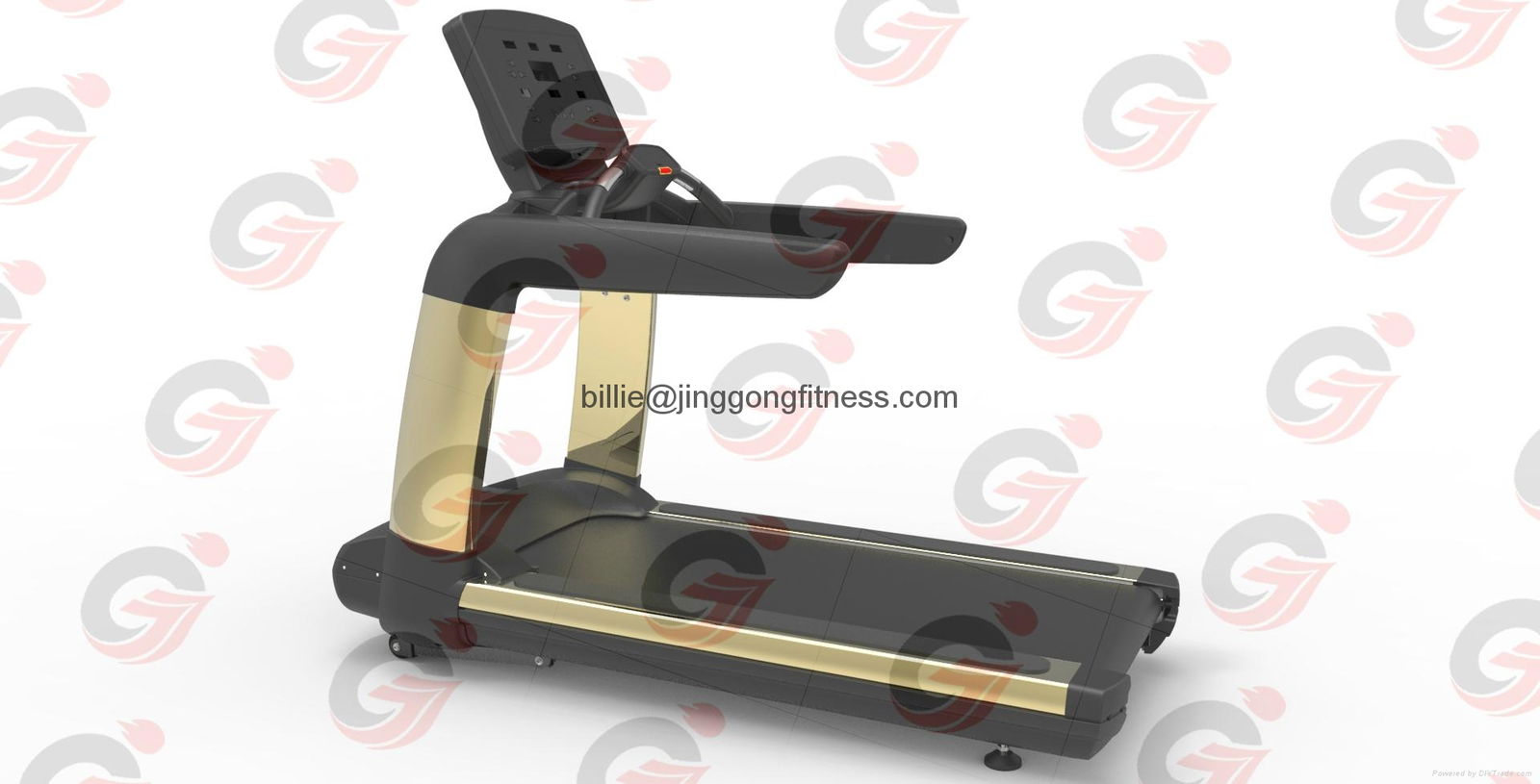 Factory direct gym equipment / Commercial treadmill with keyboard - JG ...