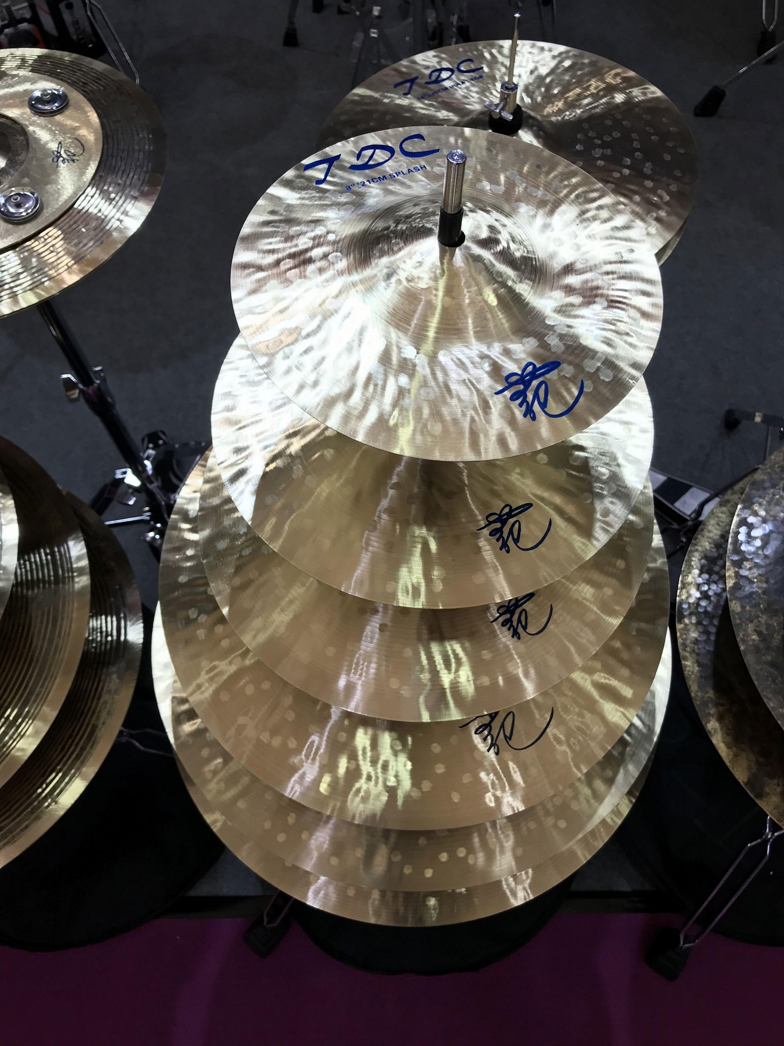 Chinese handmade B25 classic 5 pcs 14 16 18 20 cymbal set - TDC ...