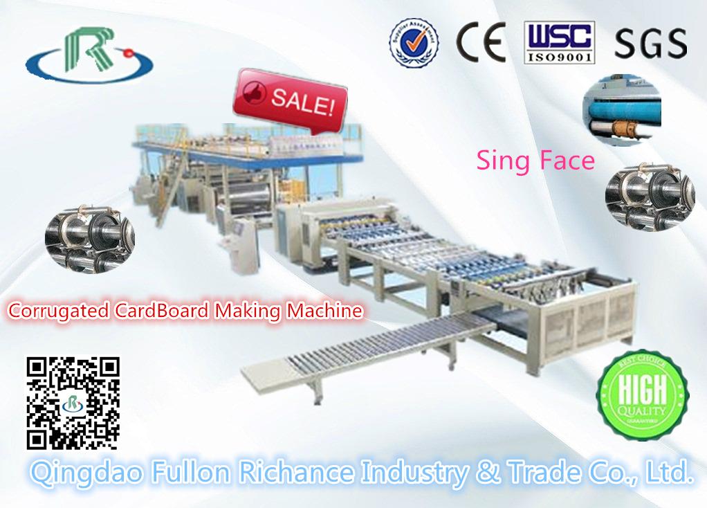 Single Faced Corrugated Cardboard Making Machine - single faced ...