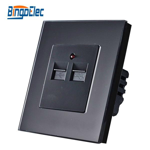 Modern design 2A usb power socket wall sockets - m1 - BINGO ELEC (China ...