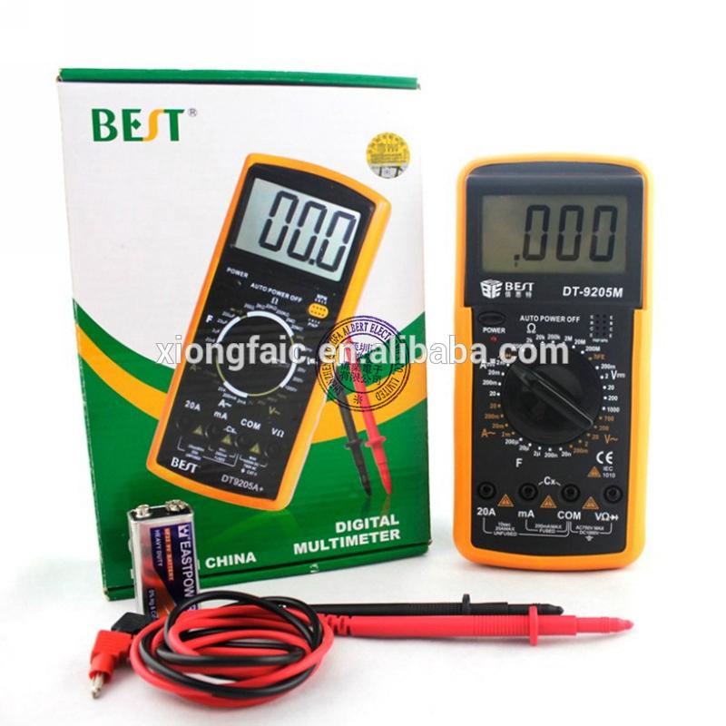 Handheld LCD Screen Digital Multimeter DT-9205M (China Trading Company ...