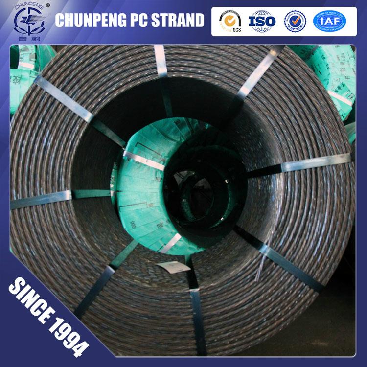 ASTM A416/BS5896/JISG3536 low relaxation 6.5mm pc steel strand tianjin ...