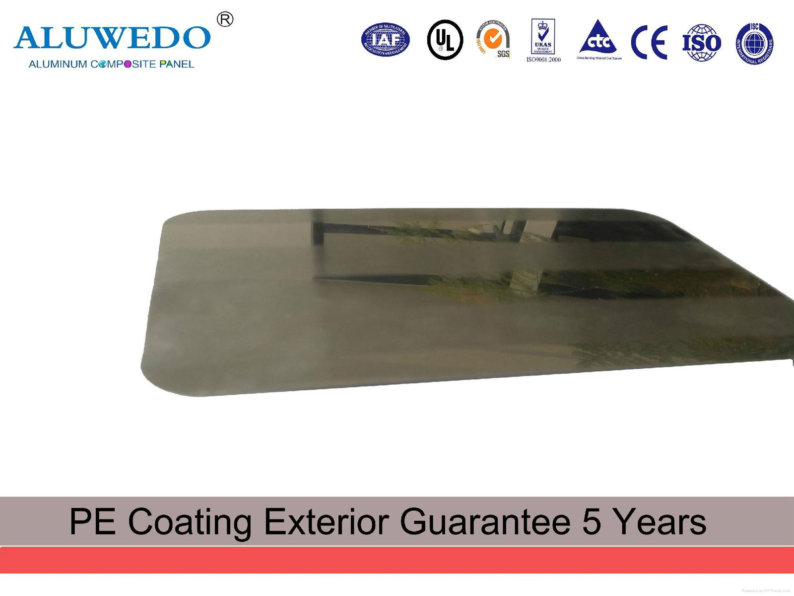 3mm 1220mmx2440mm gold silver bronze mirror aluminum composite panel ...