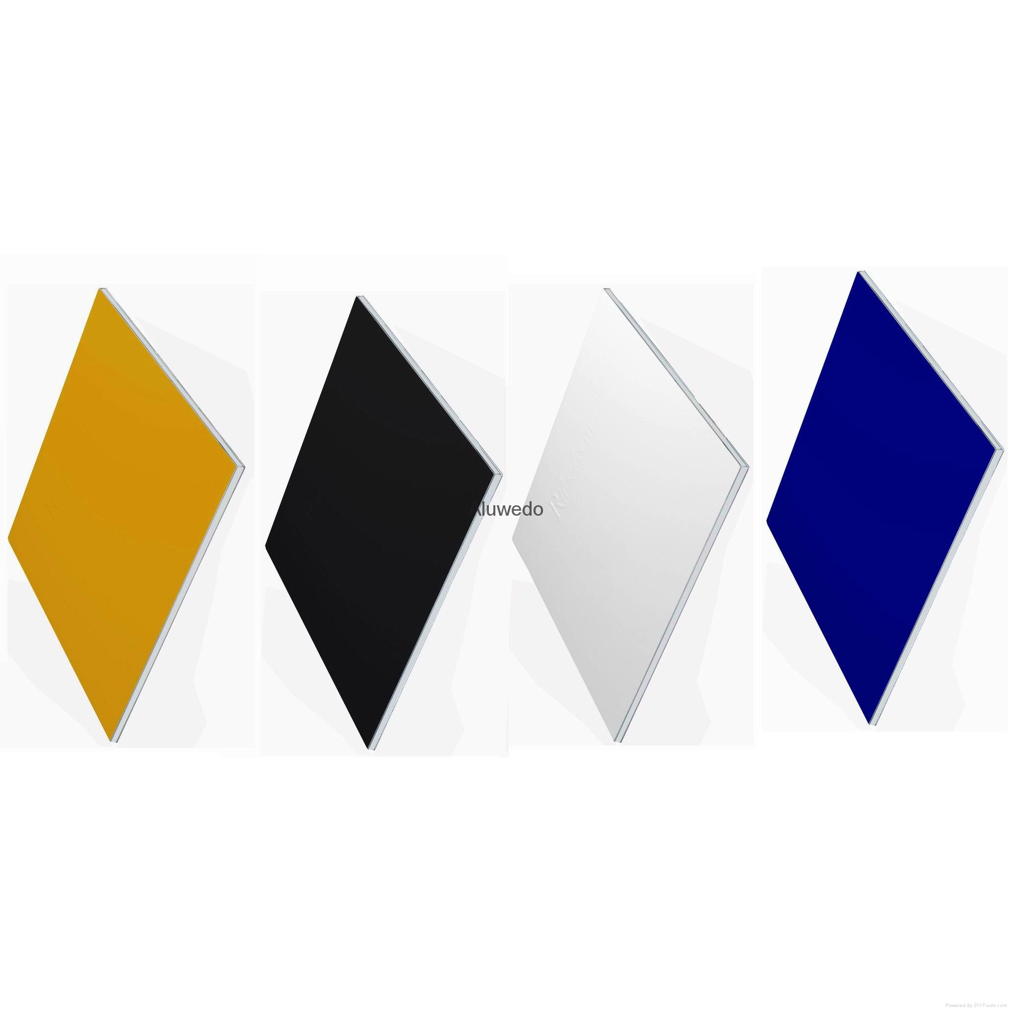 4mm PE Solid color aluminum composite panel interior or exterior ACP ...