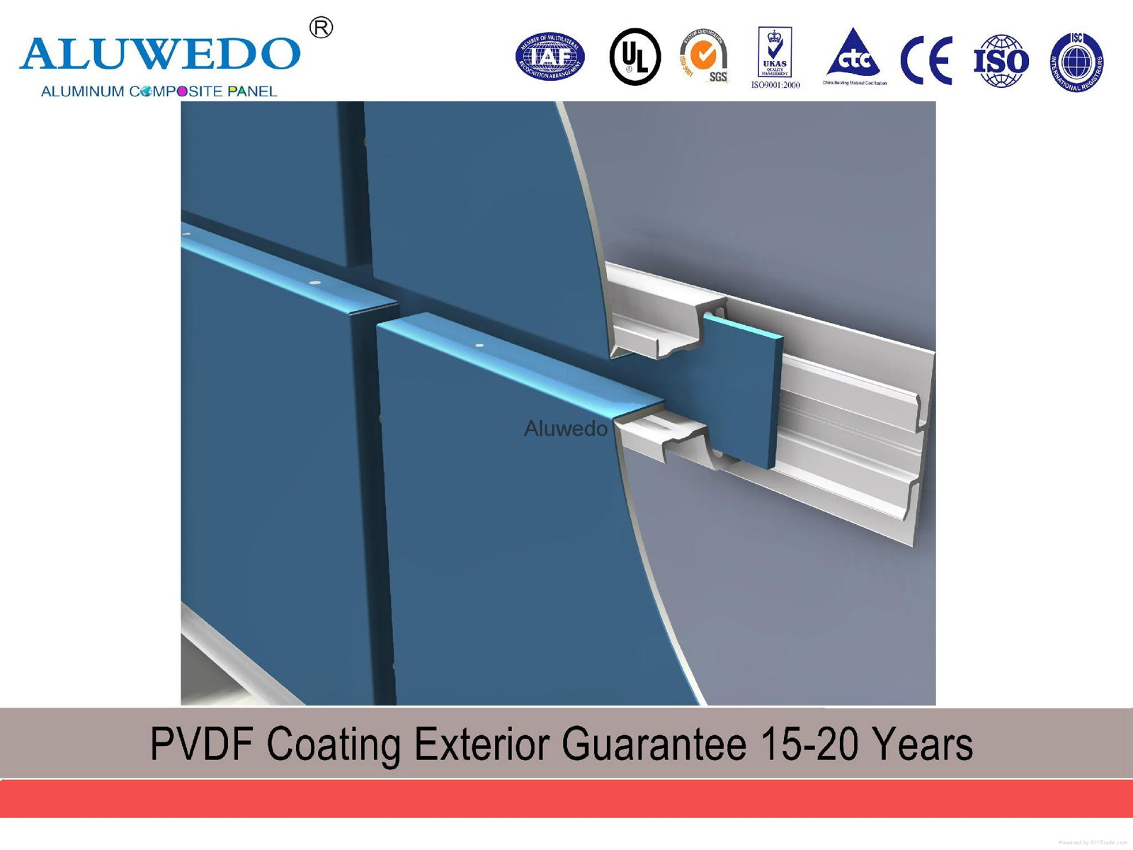 Exterior Aluminum Composite Panel Cladding Sheet - Aluwedo-DT-018 ...