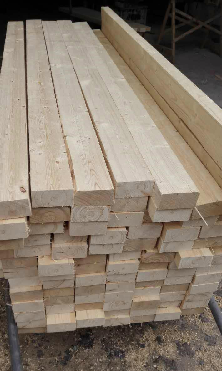 White wood rough sawn timber (spruce - picea abies) (Poland ...