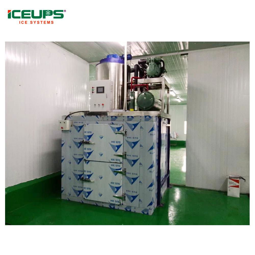 Salt water ice flake machine 5tons - KMS-5T - ICEUPS (China ...