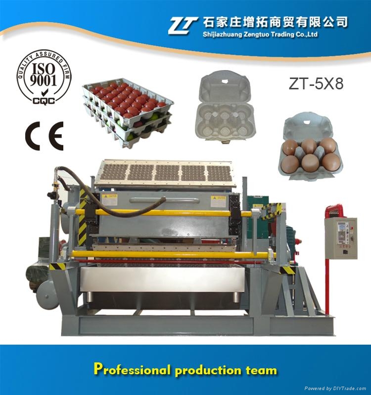 Large Output Egg Tray Machine Factory +86 17732834799 - ZT-5X8 - ZT ...