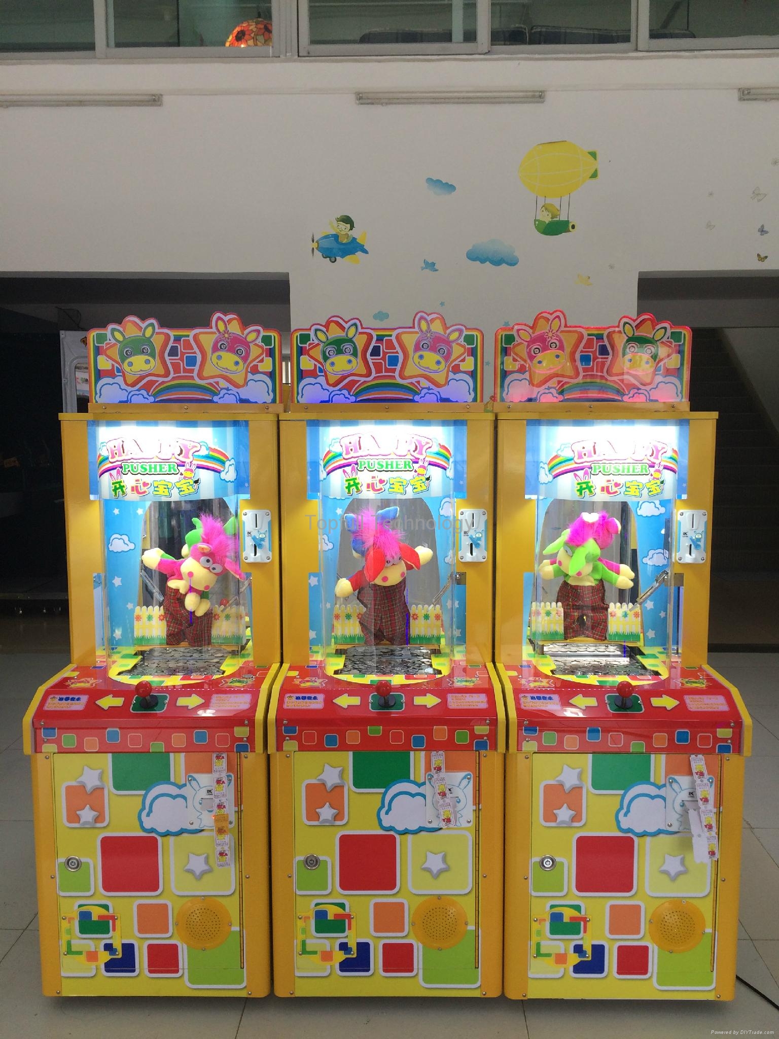 Happy Pusher Coin Pushing Machine Amusement Game Machine - Topfull ...