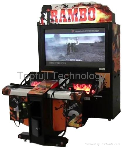Rambo Gun Shooting Game Machine Amusement Arcade Machine Equipment ...