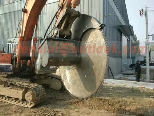 excavator rock saw rock cutter machine - D2S/125 - DELI (China Trading ...