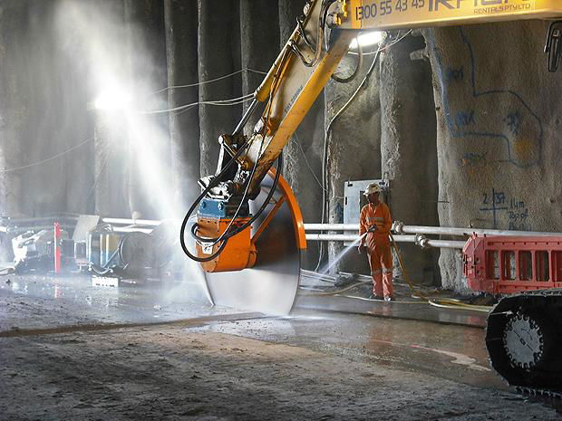 excavator diamond rock saw rock cutter machine - D2S/80 - DELI (China ...