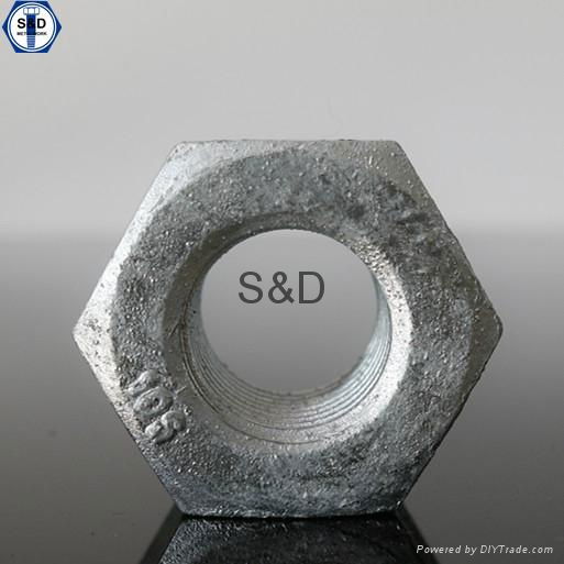 ASTM A563 Heavy hex nuts ASTM A563 Gr.A Hex Nuts with - S&D (China ...