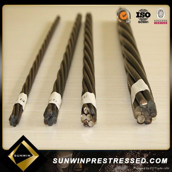 Construction Material Unbonded PC Strand 12.7mm - SW (China ...