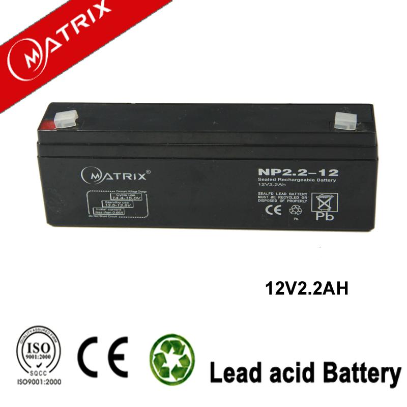 Matrix 12v 2.2ah agm vrla battery - NP2.2-12 (China Manufacturer ...