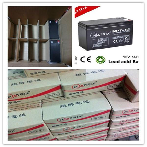 12V 7AH Matrix sla battery - NP7-12 (China Manufacturer) - Battery ...