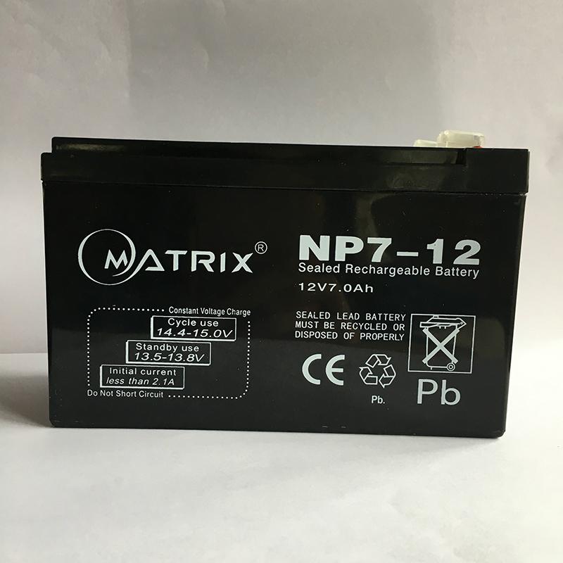 12V 7AH Matrix sla battery - NP7-12 (China Manufacturer) - Battery ...