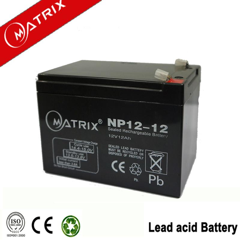 12v 12ah Matrix AGM battery - NP12-12 (China Manufacturer) - Battery ...