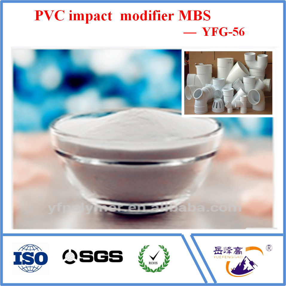 PVC impact Modifier ACR-56 MBS in pipe fittings - YFG-56 - YFG (China ...