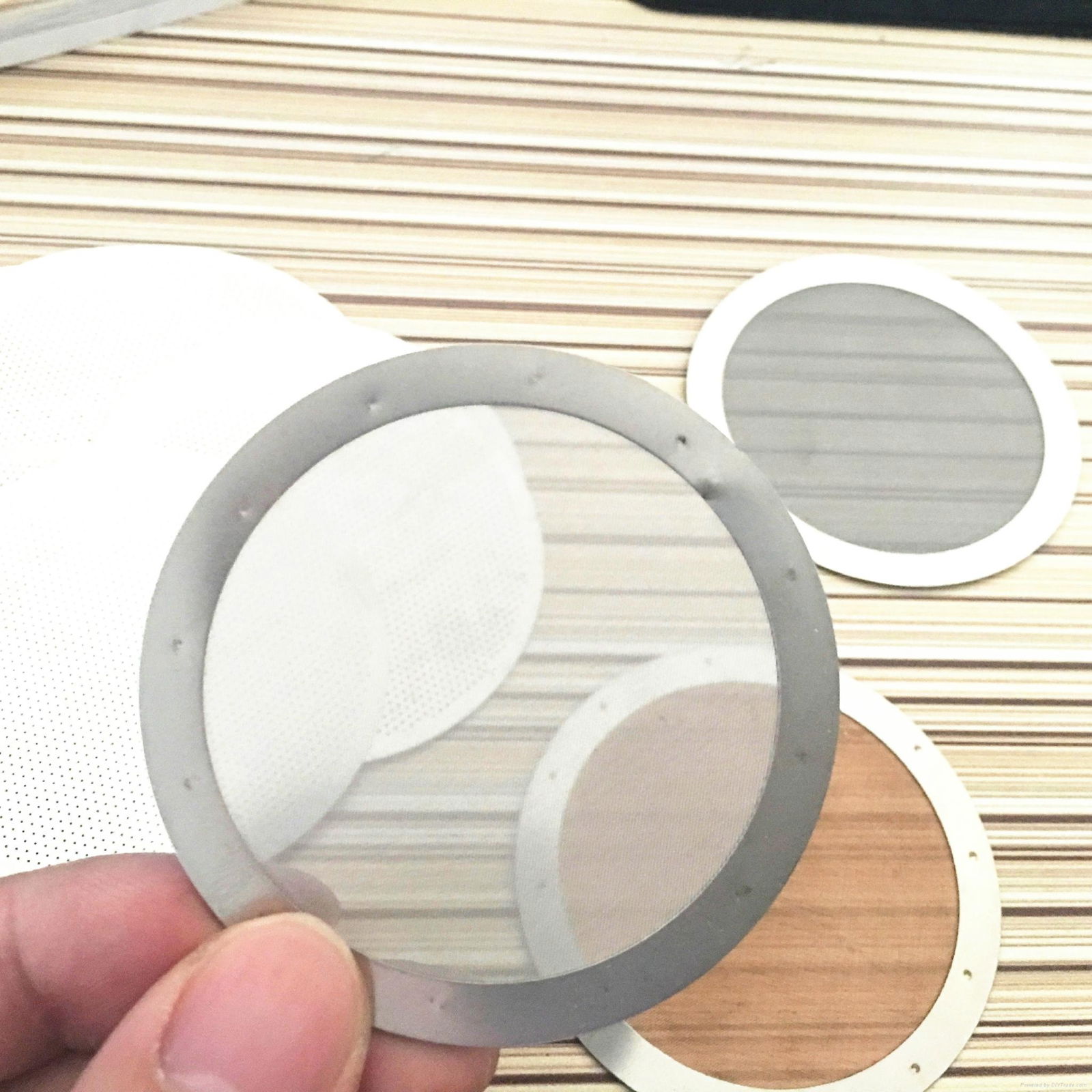 Reusable Ultra Fine wire mesh Weave Metal Coffee filter disc for ...