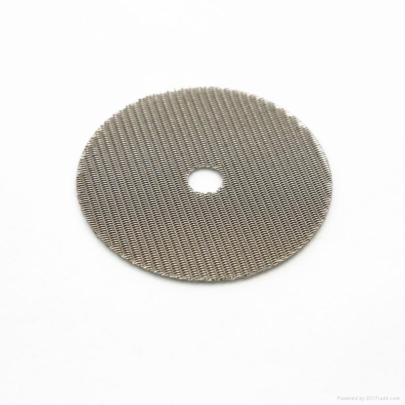 Round Wire mesh filters disc Metal Wire Mesh Extrusion Screen Filters ...