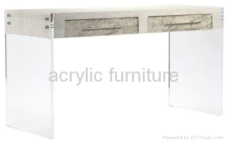 Acrylic desk acrylic table acrylic dressing table acrylic furniture ...