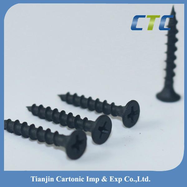 Bugle Head Black Phosphated Drywall Screw Fine Thread 19 Ctc China