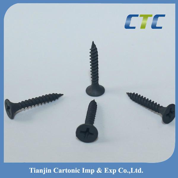 Bugle Head Black Phosphated Drywall Screw Fine Thread 19 Ctc China