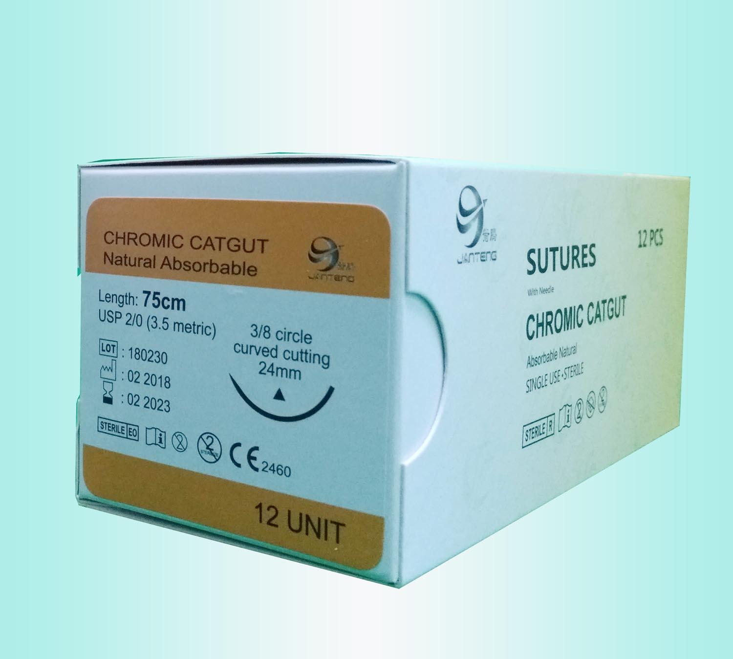 Absorbable catgut chromic suture - Chromic catgut - JANTENG (China ...