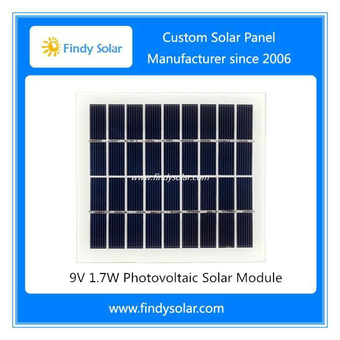 9V 1.7W Photovoltaic Solar Module - FYD-002 - Findy Solar (China ...