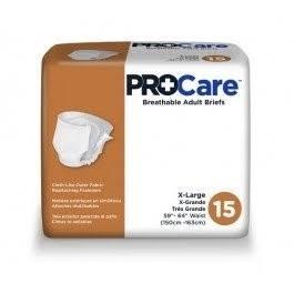 Procare Breathable briefs Adult diapers X-Large (United States of ...