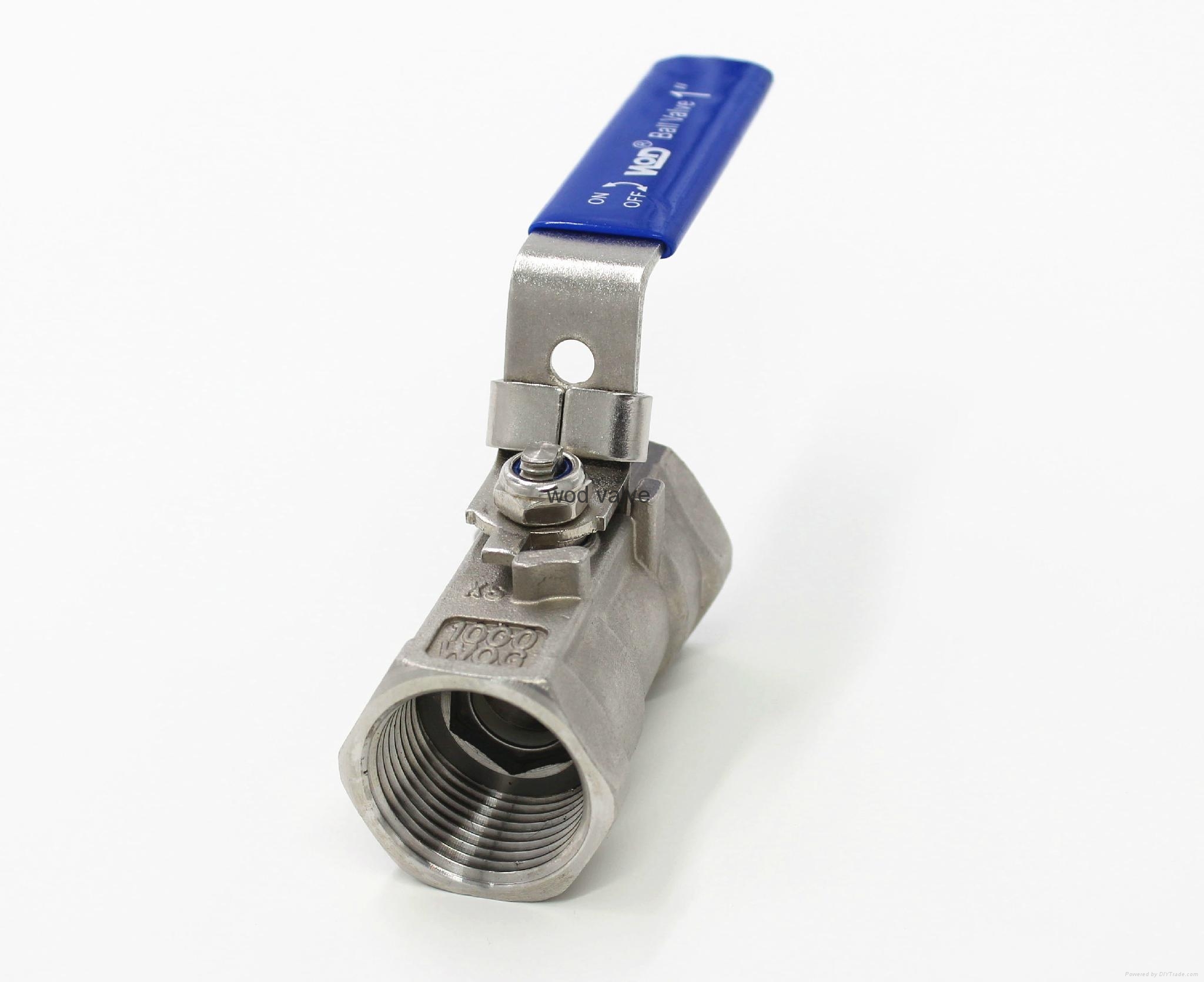 stainless steel 1pc ball valve - Q11F - WOD (China Manufacturer ...